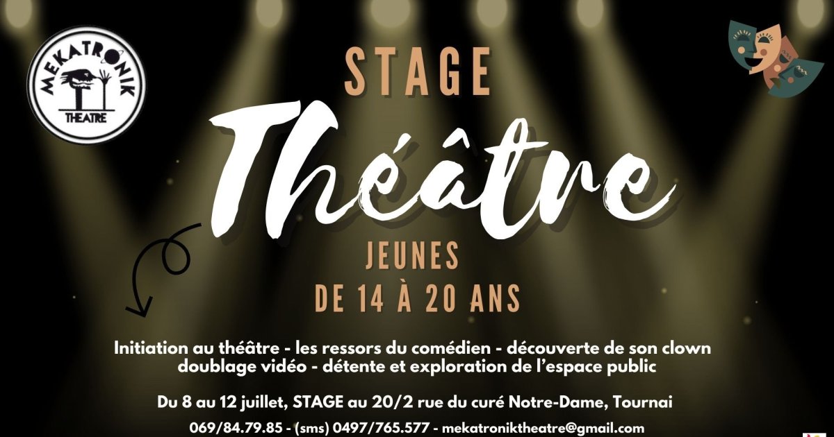 LE STAGE JEUNES (été 2024) - Mekatronik Théâtre